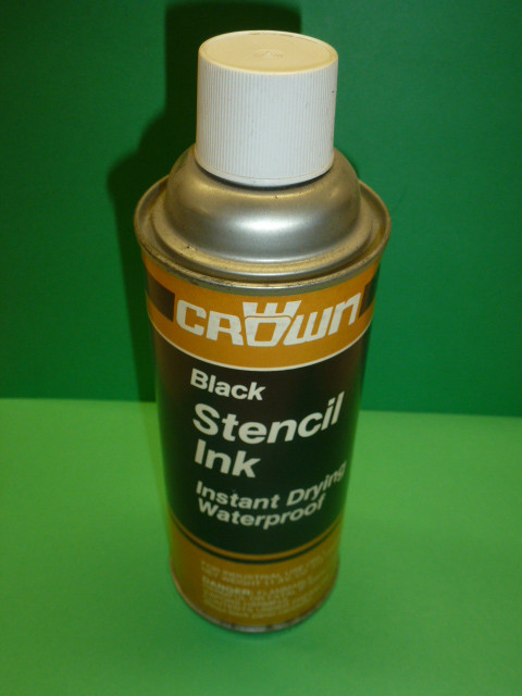 Crown BLACK STENCIL INK, 11-oz., #7080 | eBay