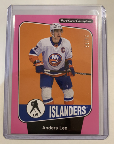 2024-25 PARKHURST CHAMPIONS SHELL PINK ANDERS LEE /99 | eBay