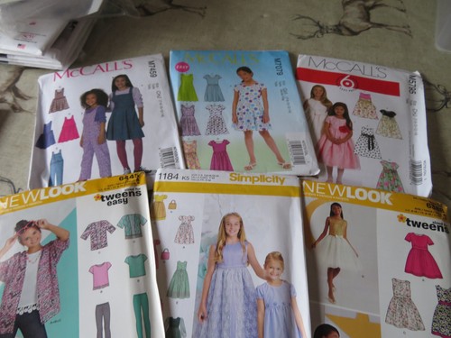 Girl's Dressmaking Patterns New & Uncut x 6 - Various Sizes - see photos (J) | eBay UK