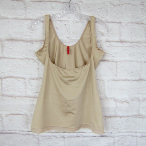 Spanx Open Bust Cami Tank Top Slimplicity Slimming Control Stretch Plus ...
