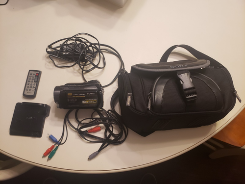 Sony HDR-SR11 HD Camcorder w/ Battery, Charger, Remote, bag, cables ...
