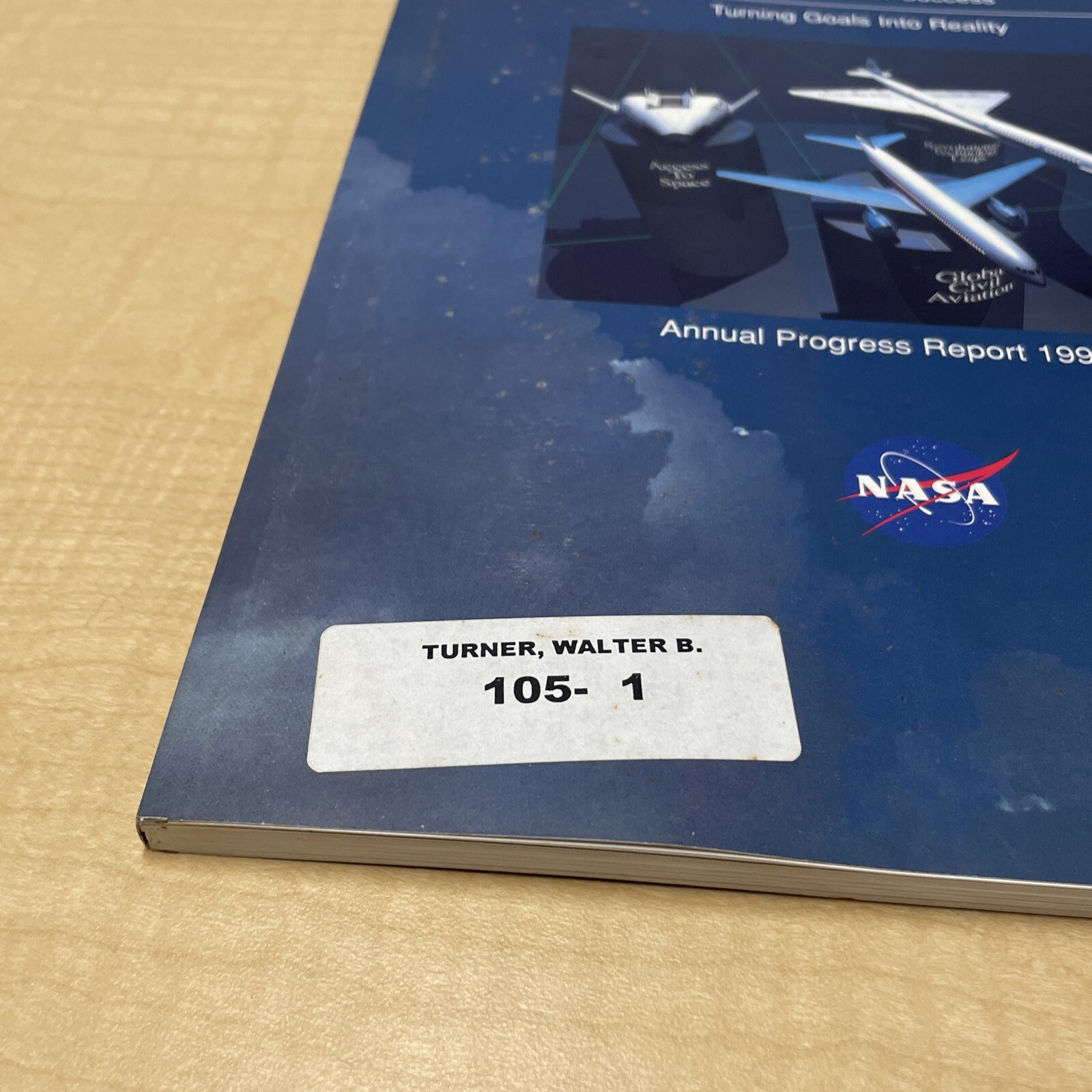 NASA Engineer Owned NASA Annual Progress Report 1997-1998 Space Program ...