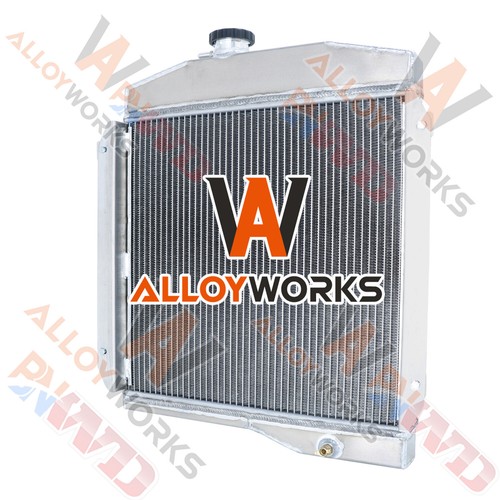 4 Row Radiator Shroud Fan For Jeep Willys CJ3 CJ5 CJ6 2.2L 3.7L 5.0L ...