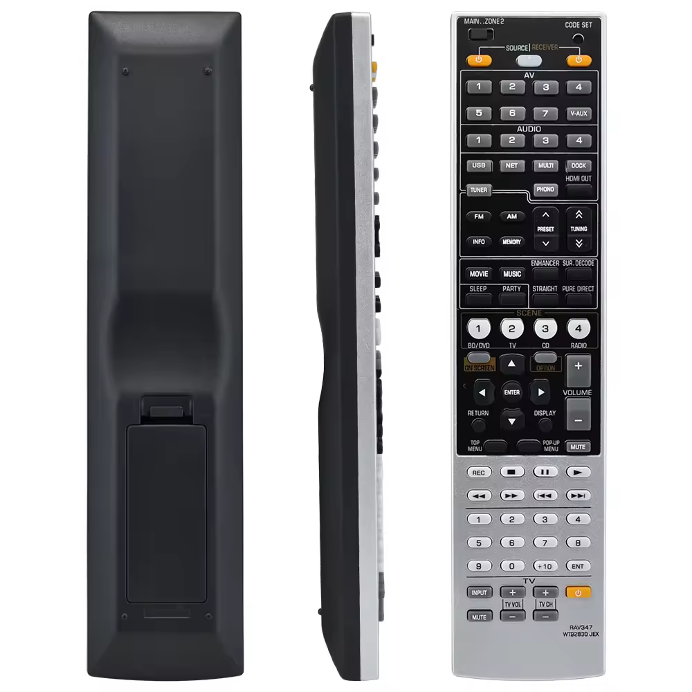 New RAV347 WT92830 JEX For Yamaha AV Receiver Remote Control RX-V1067BL ...