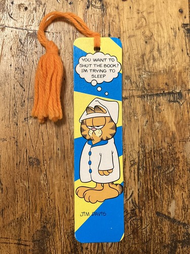 Vtg 1978 "Trying To Sleep" Pajamas Bedtime GARFIELD Cat Antioch ...