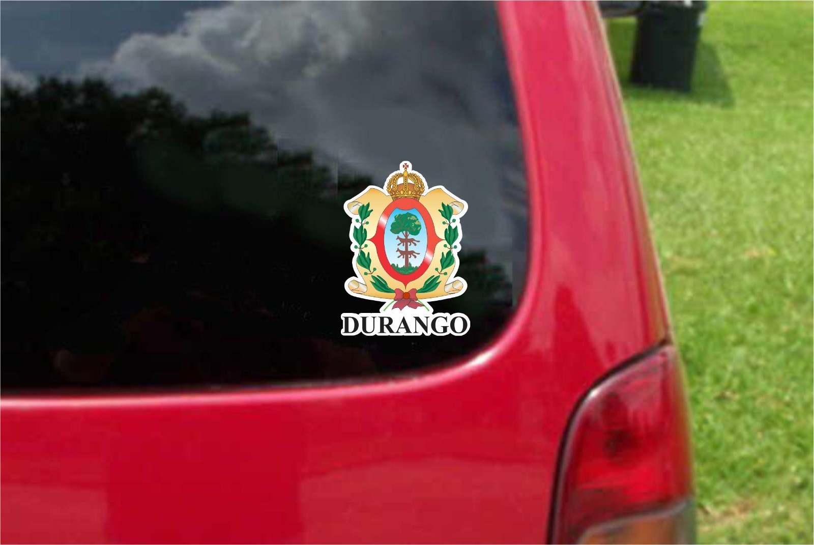 2 (PCS) Durango Mexico. Coat Of Arms Decals Stickers Full Color/Weather ...