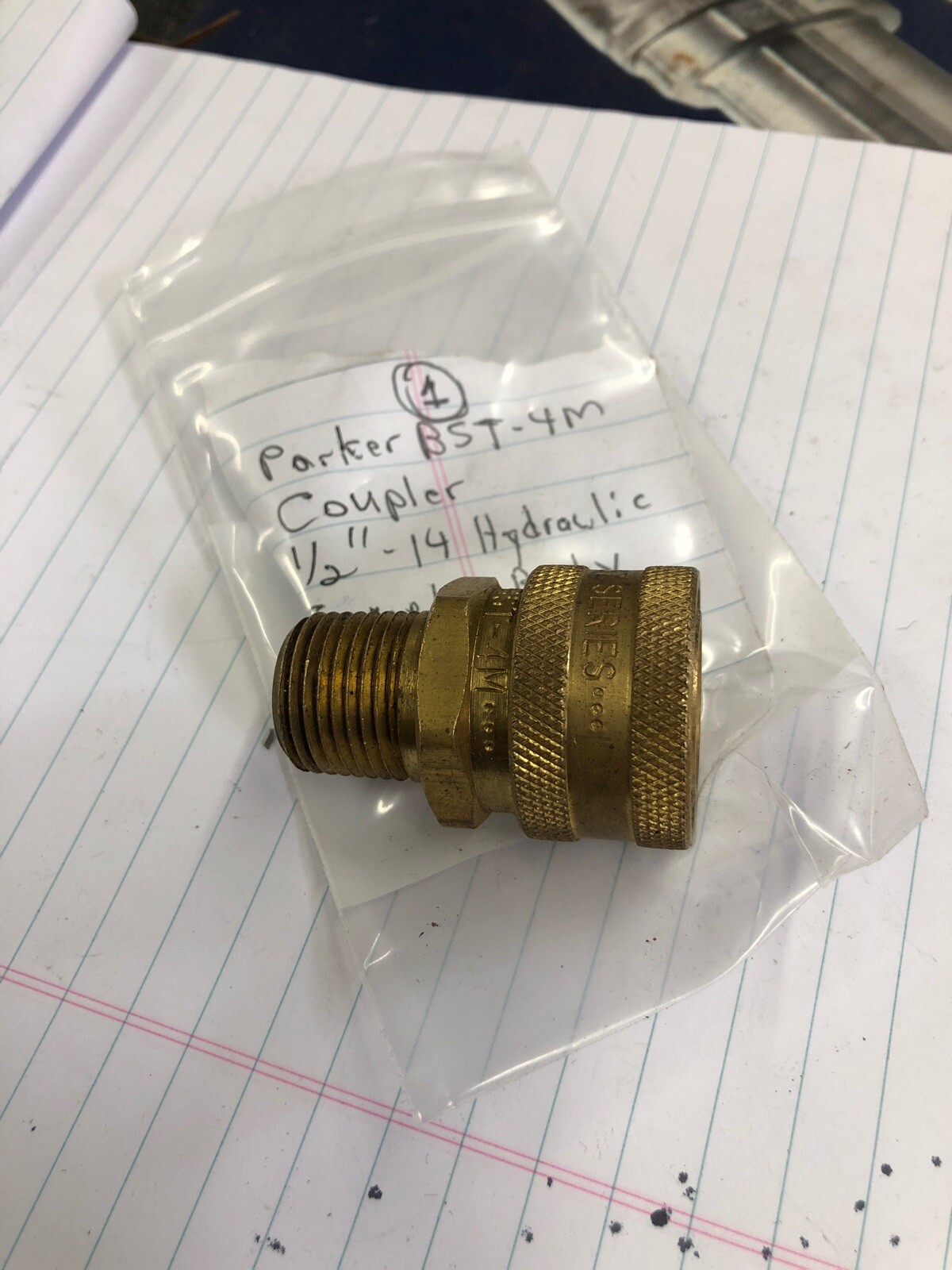 Parker BST-4M High Flow Brass, Stainless Steel, Steel Quick Couplings 1 ...