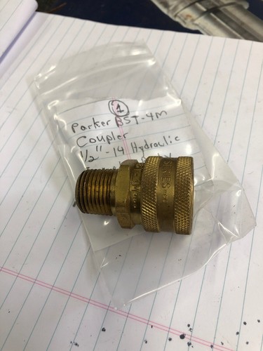 Parker BST-4M High Flow Brass, Stainless Steel, Steel Quick Couplings 1 ...