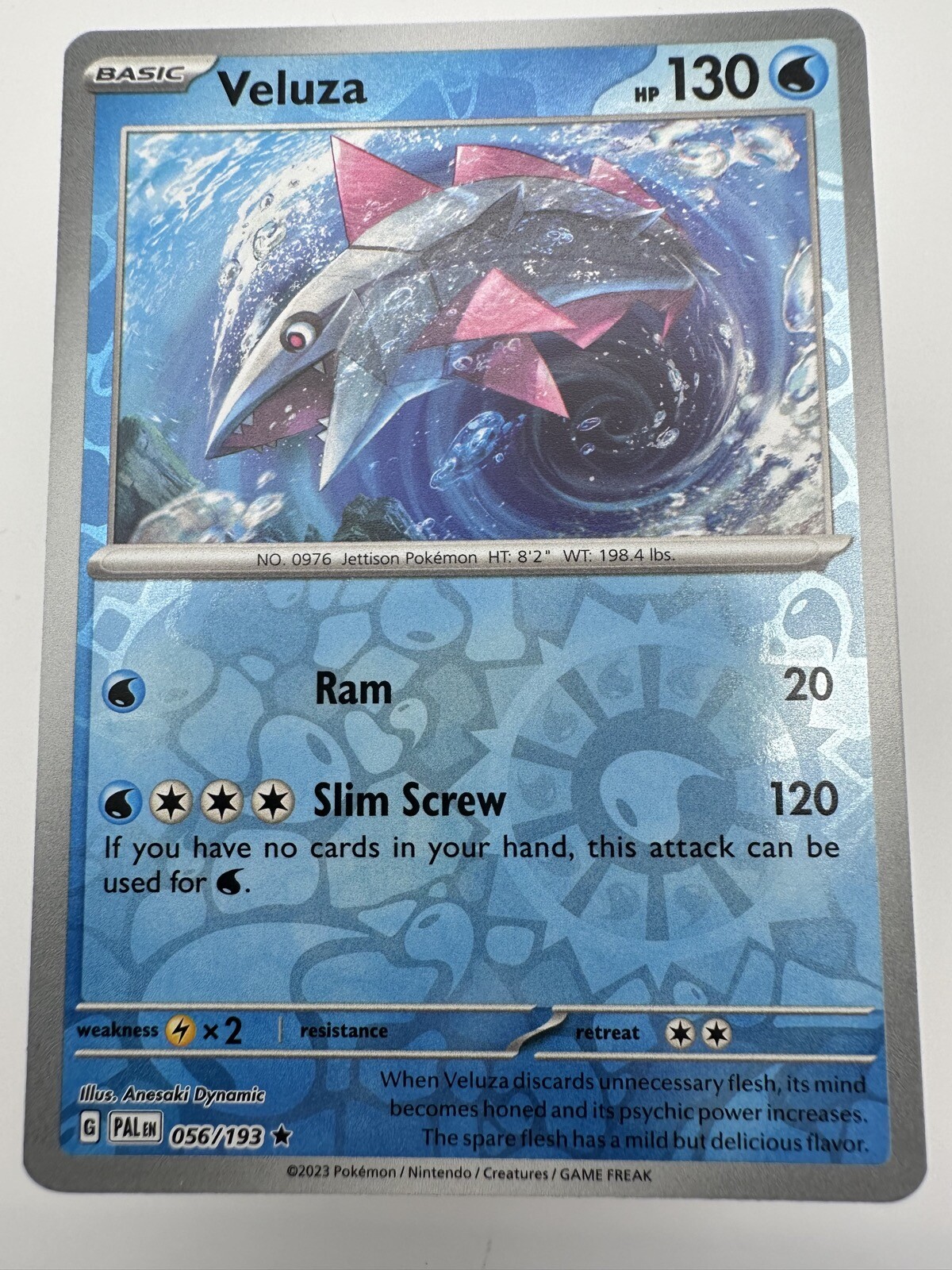 Pokemon TCG Card Paldea Evolved 056/193 Reverse Holo Veluza | eBay UK