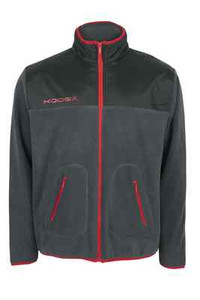 KOOGA MENS MICROFLEECE WITH OVERLAY RUGBY OFF FIELD JACKET BLACK SMALL ...
