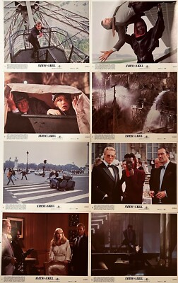 James Bond 007 - A VIEW TO A KILL 1985 - Set of 8 Movie Lobby Cards 8"x10" | eBay