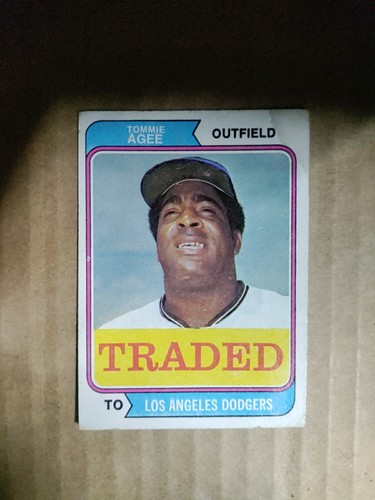 1974 Topps Traded Tommy Agee Los Angeles Dodgers #630T Vintage VG Read ...