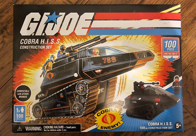 GI Joe Cobra Hiss Tank Hasbro Construction Set NEW IN BOX FACTORY ...
