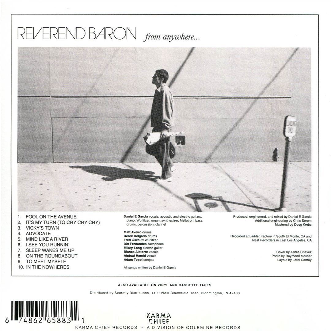 REVEREND BARON FROM ANYWHERE NEW CD 674862658831| eBay