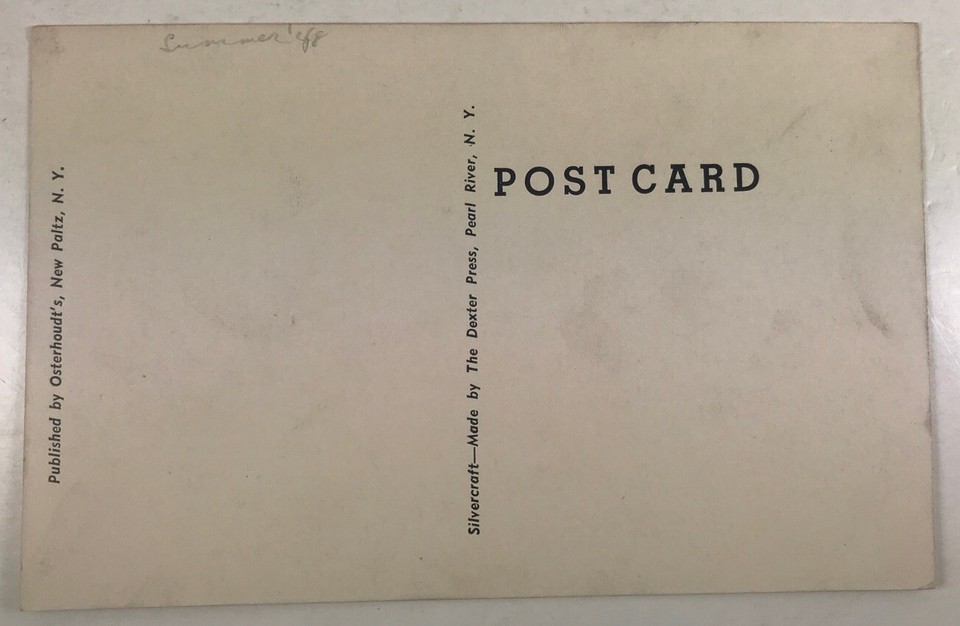 New Paltz NY Elting Memorial Library Postcard c. 1948 | eBay