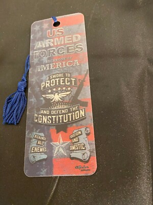 3D Bookmarks Armed Forces Backbone of America | eBay