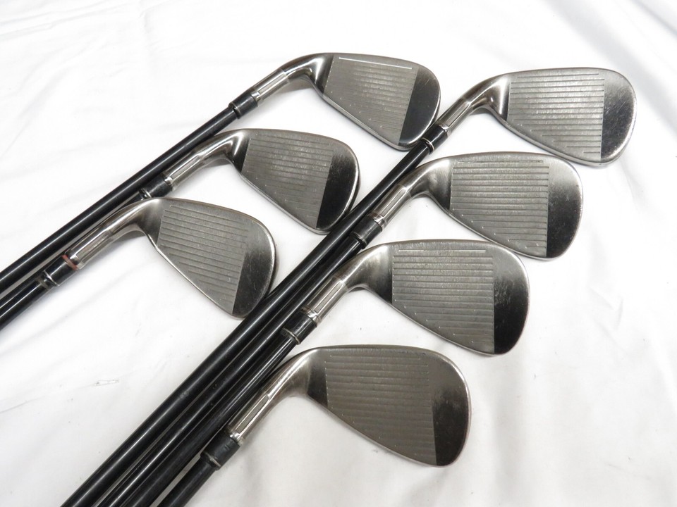 Used TaylorMade M2 Iron Set 5-PW,AW TaylorMade REAX 65 Regular Flex Shafts R | eBay