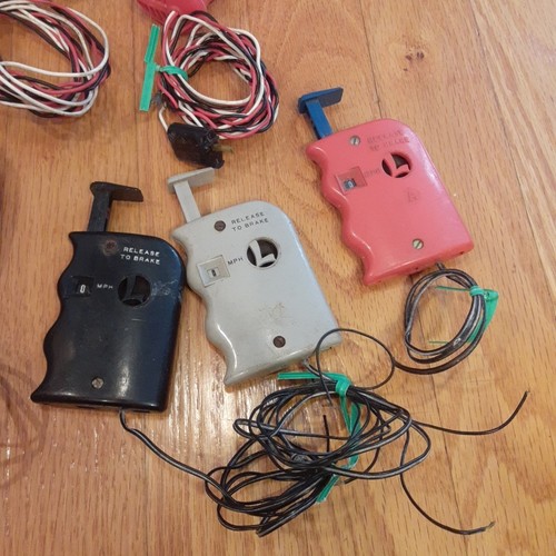 Lot of 19 Slot Car Controllers Eldon Strombecker Lionel Parma Revell ...