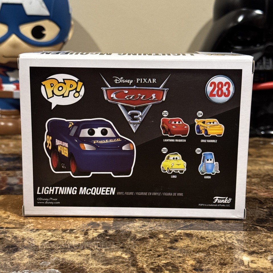 Funko Pop! Pixar Cars 3 Lightning McQueen (Blue) - Toys R Us (Exclusive ...