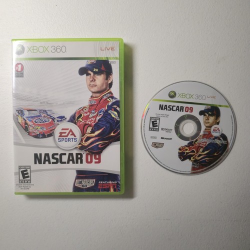 NASCAR 09 Xbox 360 Video Game Tested Racing EA Sports Jeff Gordon Case ...