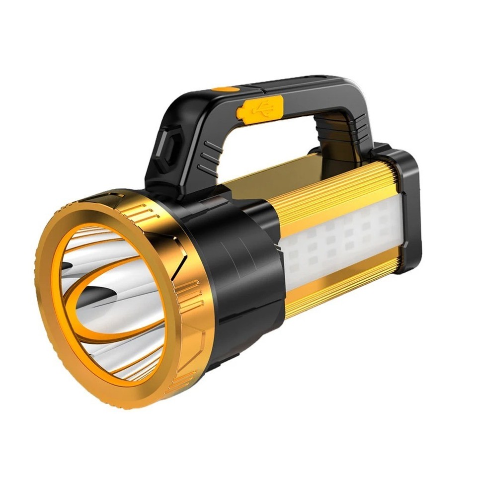 Super Bright LED Spot Light Searchlight Rechargeable Hand Torch Work ...