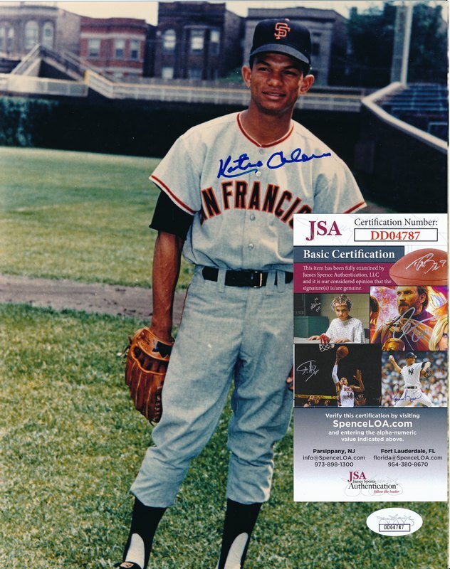Matty Alou San Francisco Giants Signed/Autographed 8x10 Color Photo JSA ...