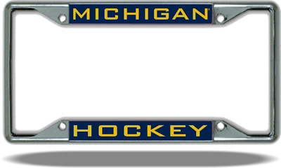 Michigan HOCKEY License Plate Frame | eBay