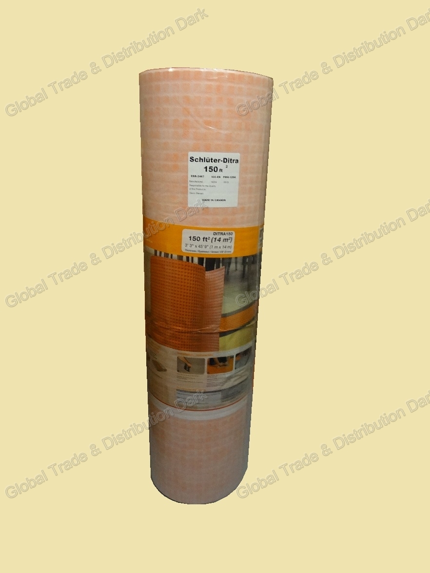 Schluter Ditra 150 Uncoupling Floor Membrane 150 SqFt Roll - 1/8 In ...