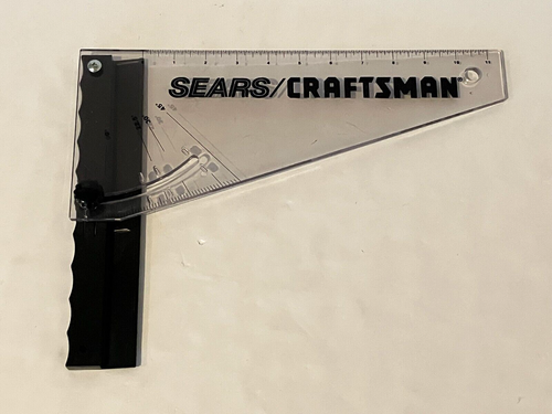 Craftsman 12" Adjustable Combination Square Angle Rule Vintage Tool | eBay