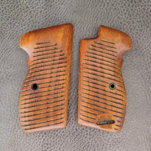 2 SIG P210 Grips Set old style Walnut Wood Handmade Gun Grip Engraved ...