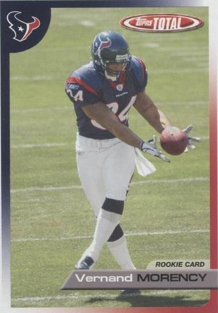 2005 Topps Total - Vernand Morency #478 (RC) for sale online | eBay