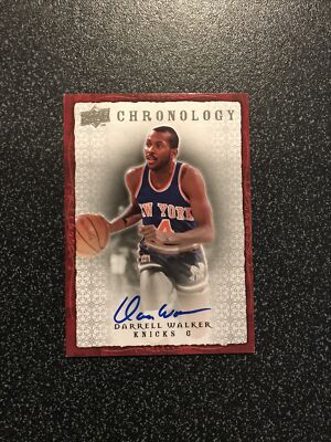 2007-08 NBA Chronology Darrell Walker Auto #21 Knicks | eBay