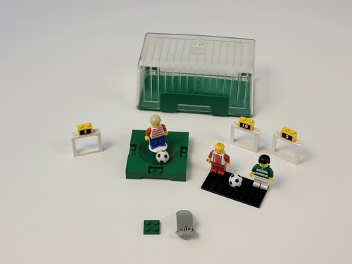 Lego 3425 Soccer Case Set #18 Minifigures Goal Balls Sports Vintage ...
