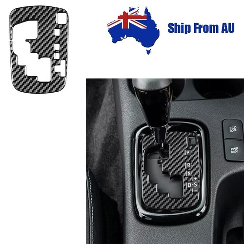 1x Real Carbon Fiber Gear Shift Sticker Fit For Toyota Hilux Revo 2015 ...