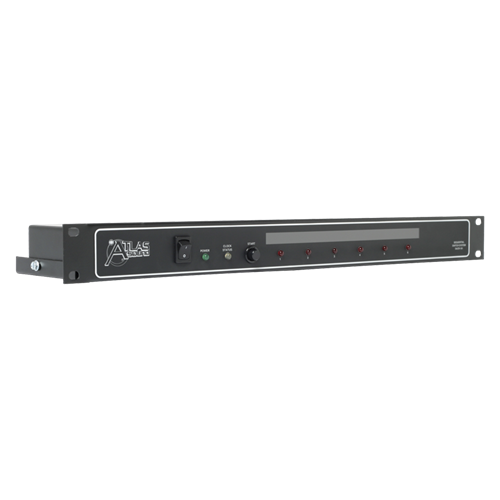ATLAS SOUND SACR-191 POWER SEQUENTIAL/ CONTROLLER 6 CHANNEL SWITCH ...