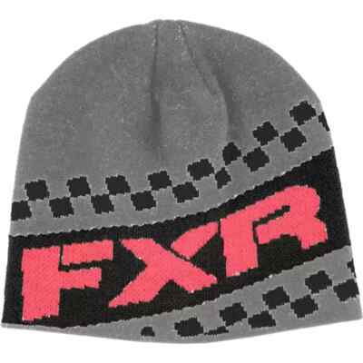 FXR Racing Team Edition Snowmobile Hat, Gray / Hi-Vis Pink, Cold ...