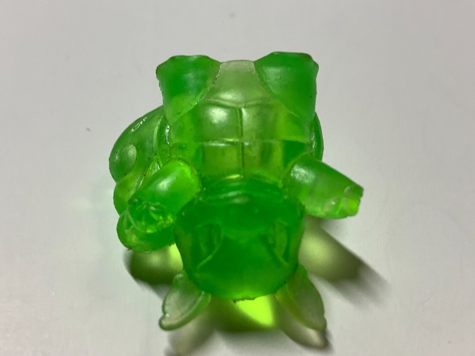 Wartortle Vintage Pokemon Keshi Mini Figure Translucent Clear Green ...