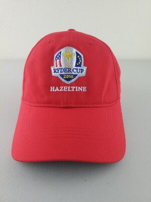 Nike Ryder Cup 2016 Hazeltine Golf PGA USA Red Hat Adjustable Toro ...