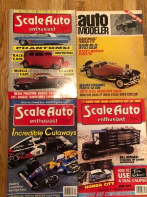 (3) Scale Auto Enthusiast 1990s/ (1) Auto Modeler Magazine-Issue #1 ...