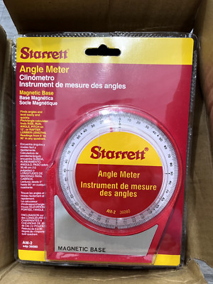 STARRETT 90° Max Measurement Mechanical Inclinometer box of 5 36080 | eBay