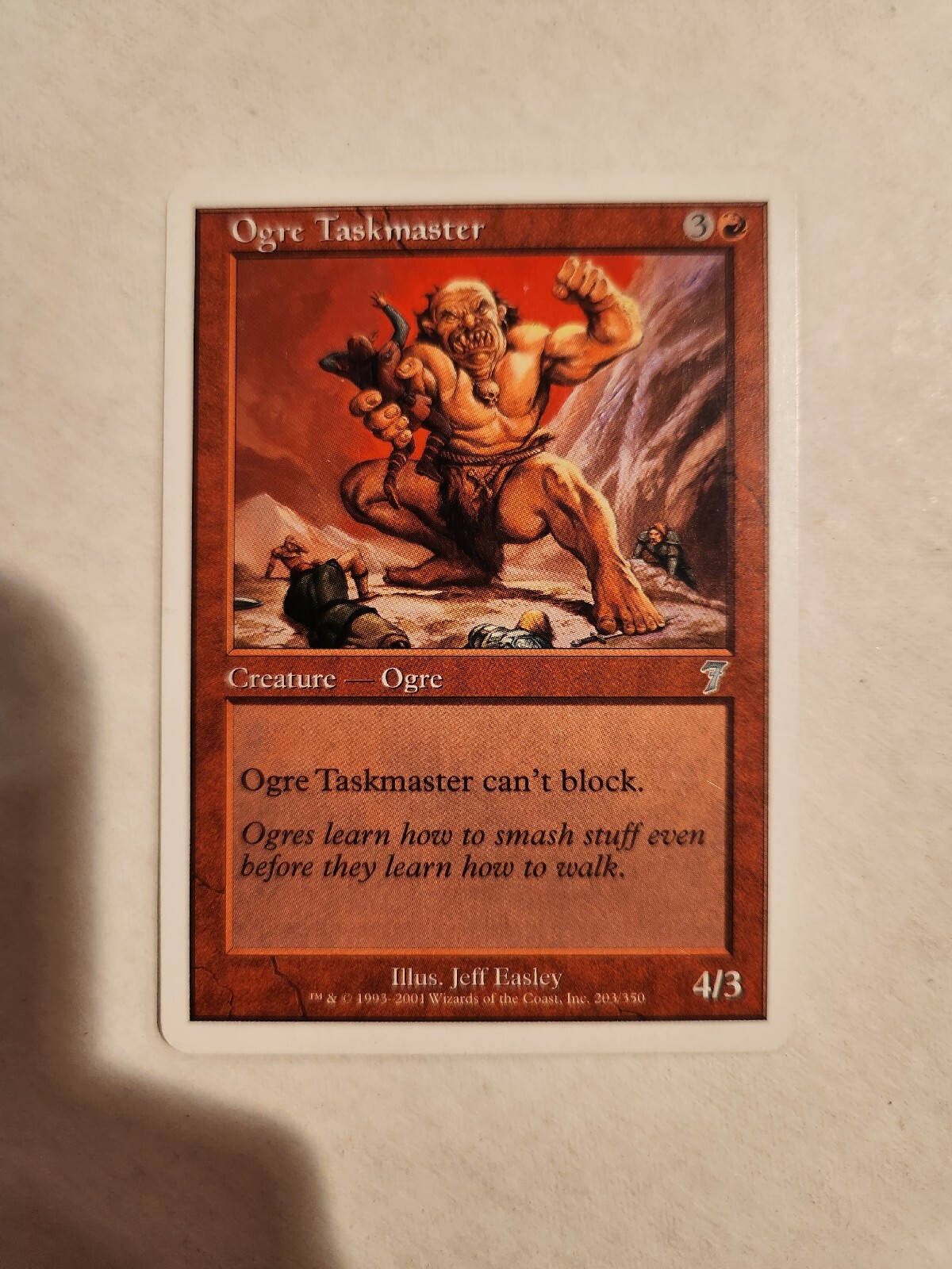 MTG Ogre Taskmaster Seventh Edition 203/350 Regular Uncommon for sale ...