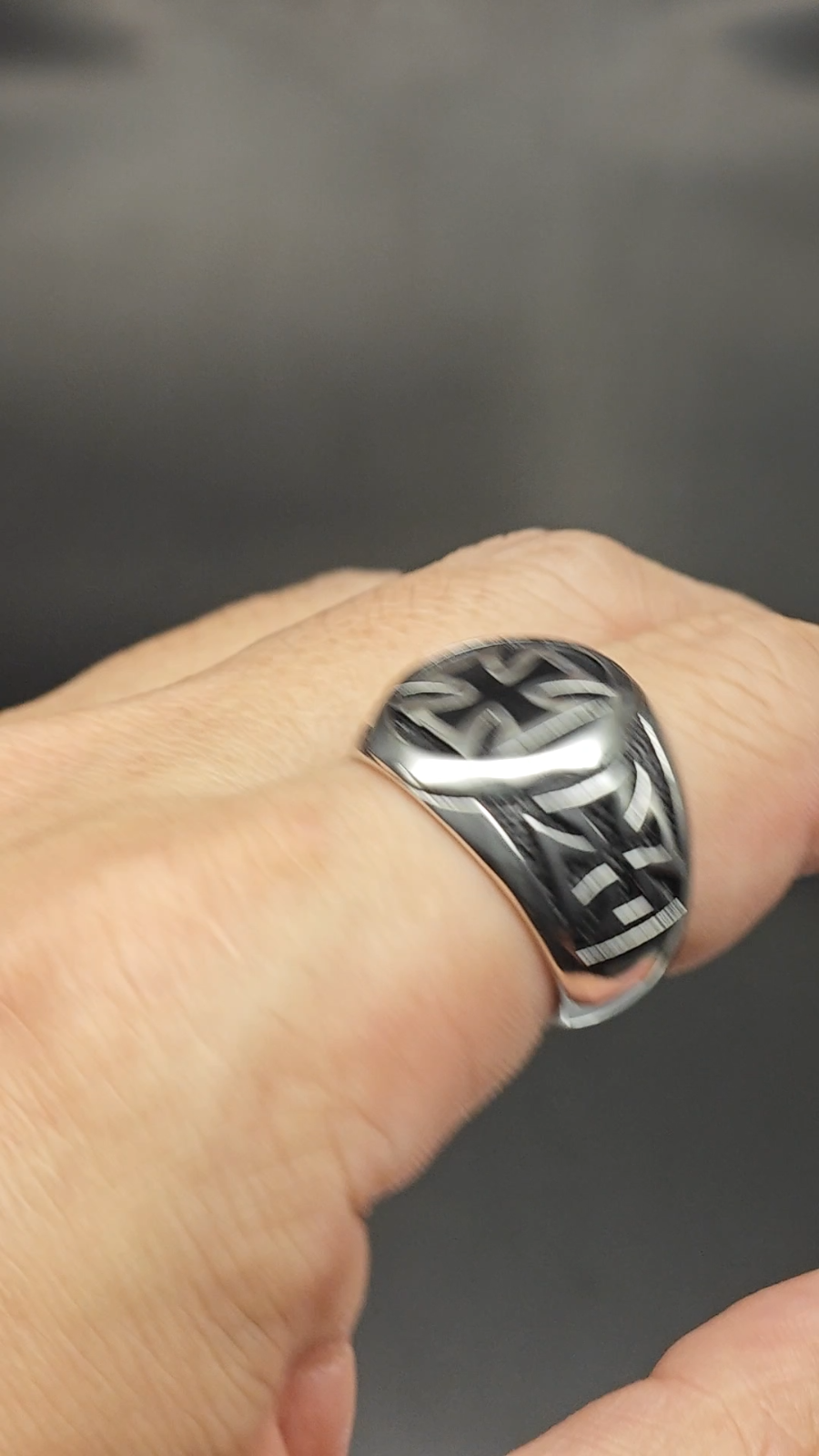 Men's Knight Templar German Iron Cross Pattee Patty Biker Stainless ...