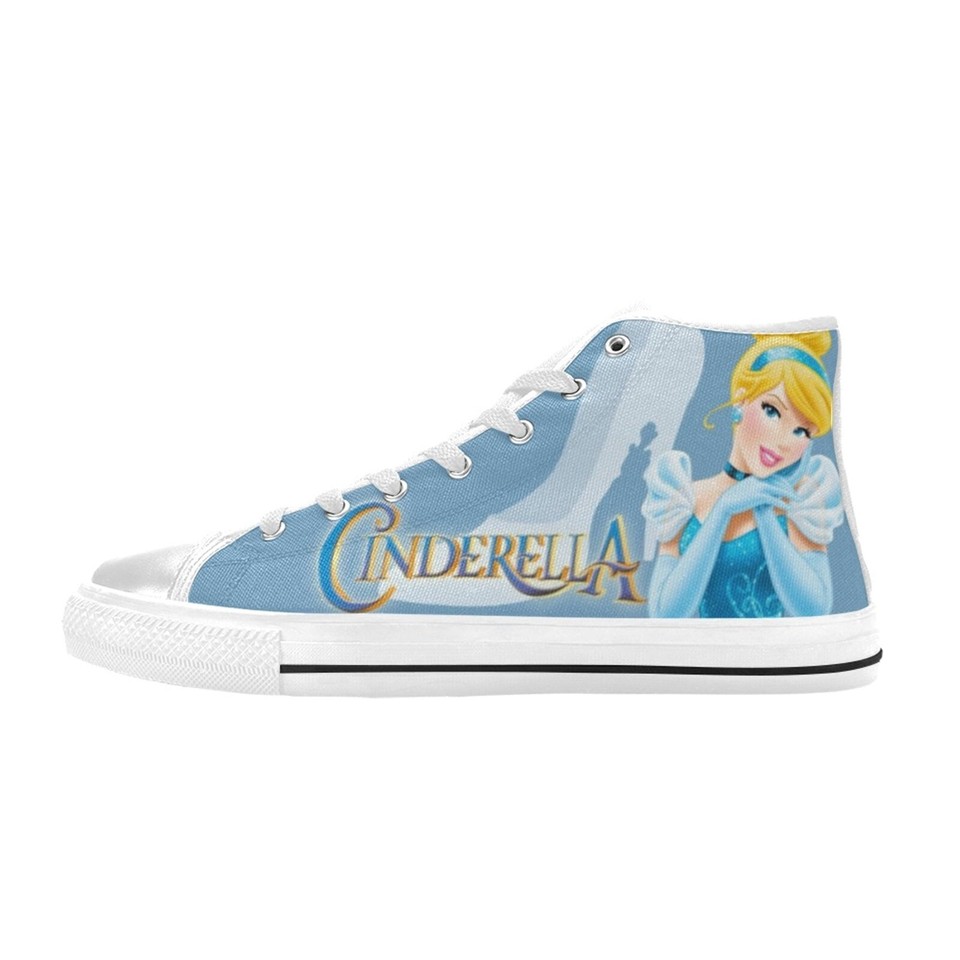 Cinderella High Top Shoes Sneakers Canvas Women's | eBay