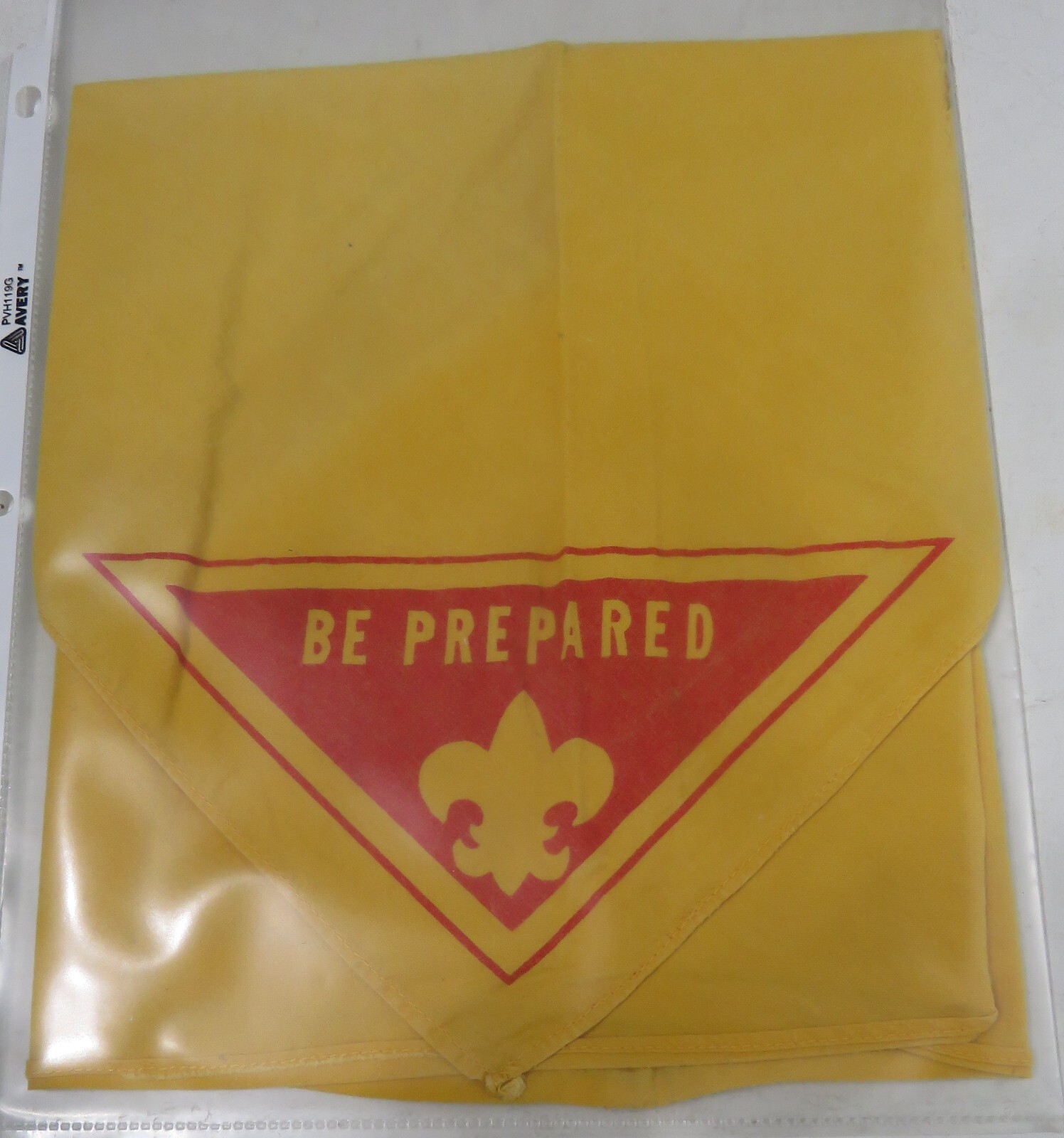 Boy Scouts of America "Be Prepared" Yellow with Red Scarf BSA | eBay
