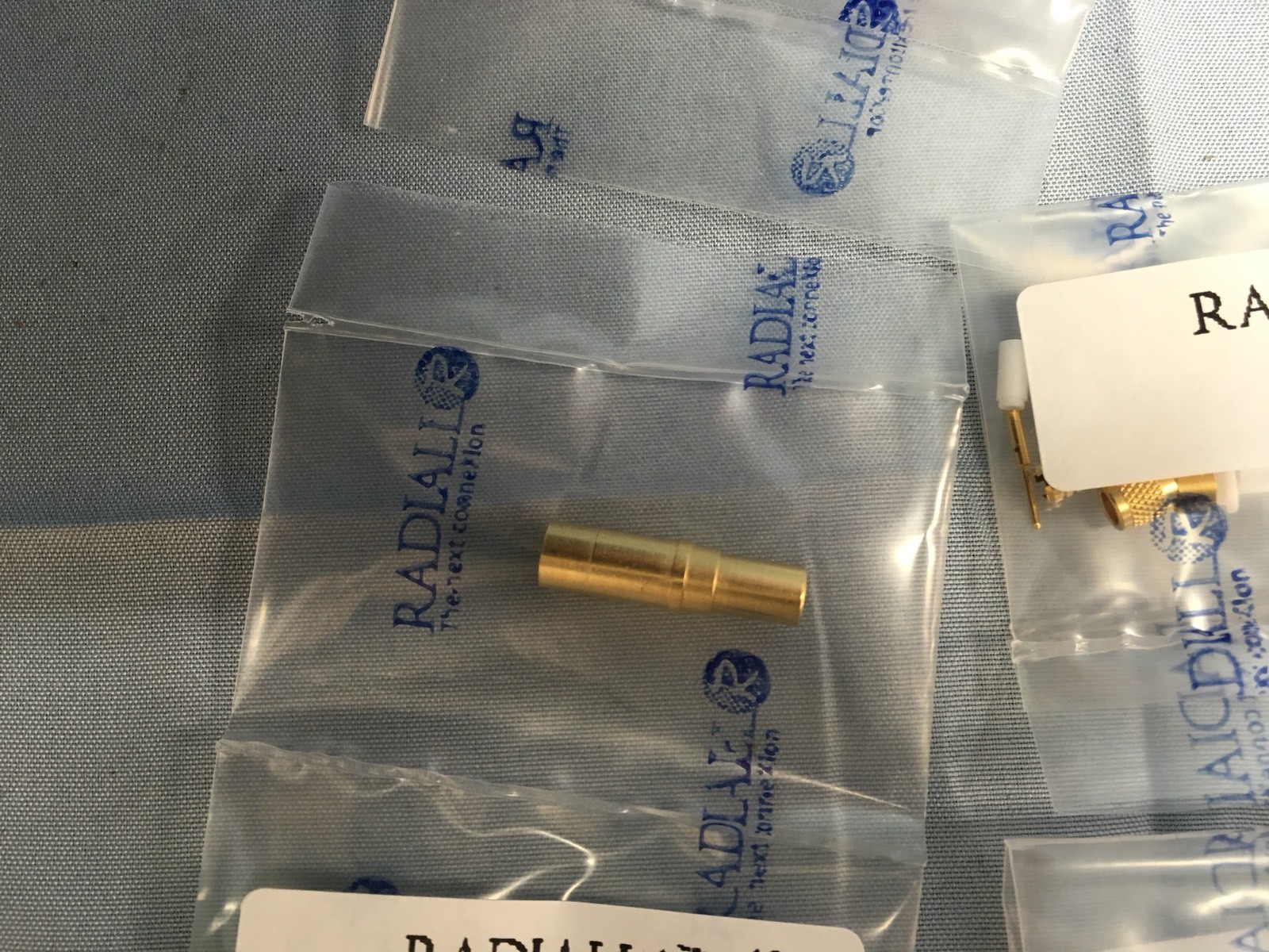 12 NEW Radiall 617150 Size 5 Pin Twinax Contact for PAN61421 M17/176 ...