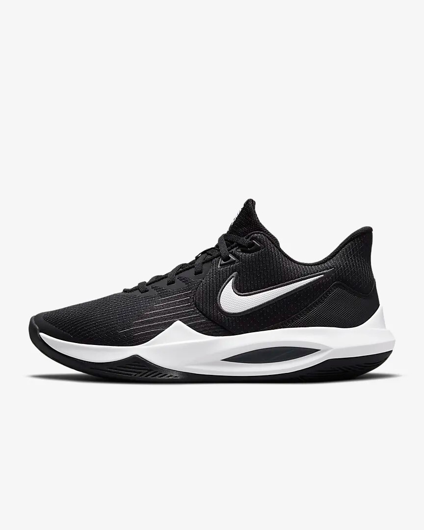 Nike Precision 5 Black White Sizes 8.5 - 10.5 Men's Basketball Shoes ...