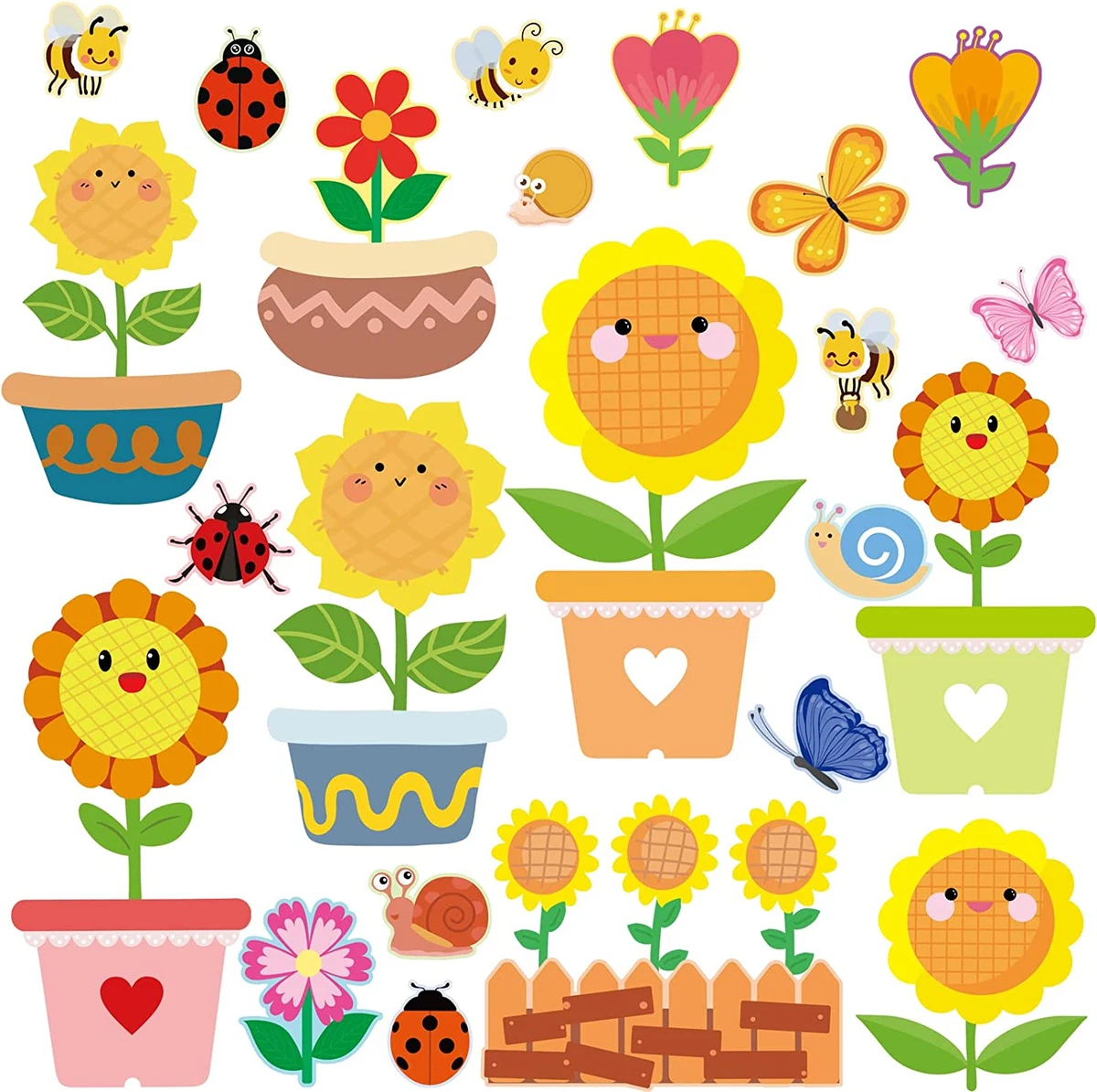 Flower Pot Pattern For Bulletin Board | Best Flower Site