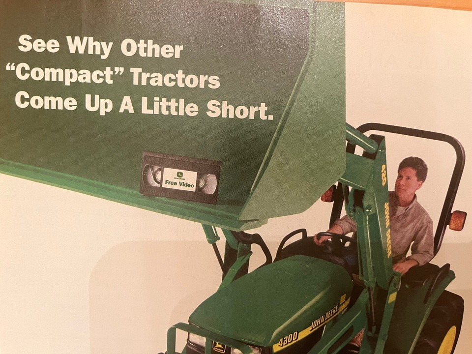 2001 John Deere Original Vintage Tractor Print Ad 8.5 x 11 - Very Good ...