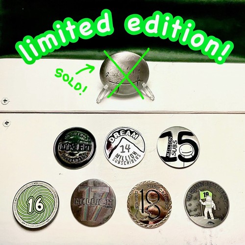 Dream SMP Minecraft Limited Edition Coin Collection 13 Mil to 19 Mil | eBay