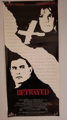 Betrayed Original 1988 Thriller Crime Movie Poster Vintage Video ...
